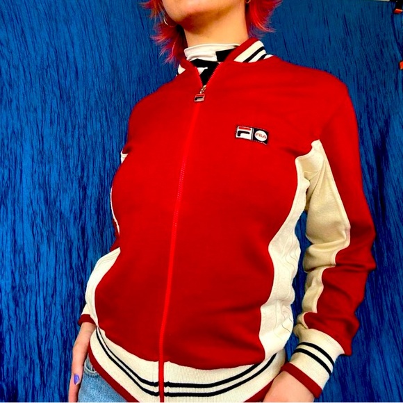 Fila | Sweaters | Vintage Fila Track Tennis Jacket Bjorn Borg Style Ol ...